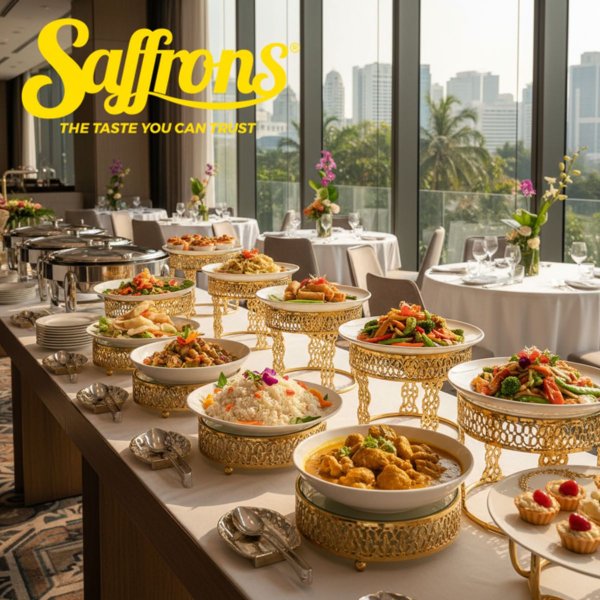 Buffet Catering Singapore: Gold Class Mini Buffet & More | Saffrons ...